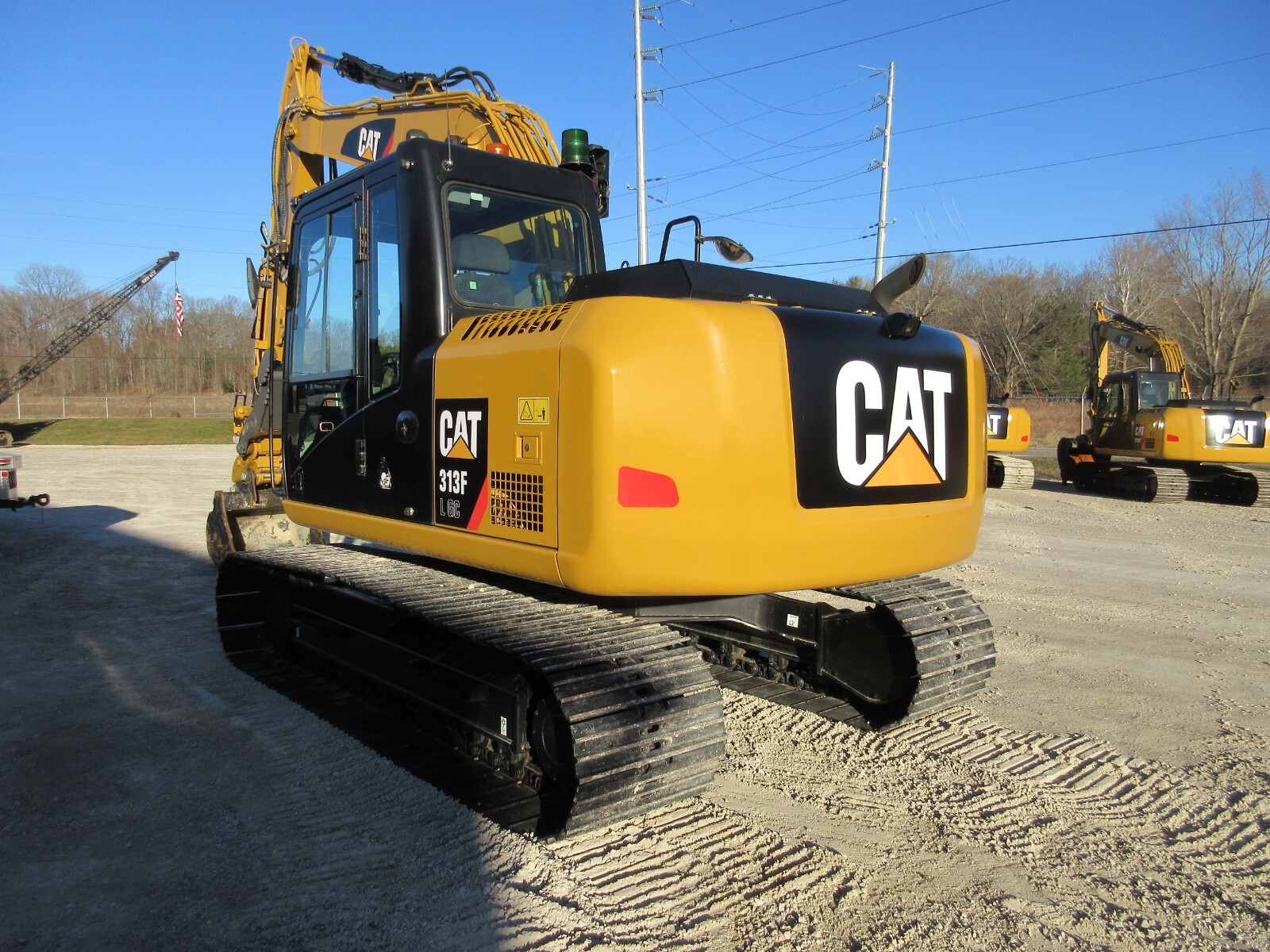 2019 Caterpillar 313F L GC Excavator Hydraulic Thumb Nice shape! 30000 ...