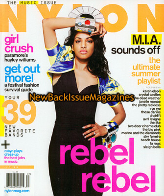Nylon 7/10,M.I.A,Karen Elson,Avril Lavigne,Maina Kiamandis,Maroon 5 ...