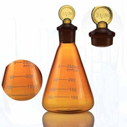 Conical glassware organic Distillation 25-500ml Laboratory Chemistry ...
