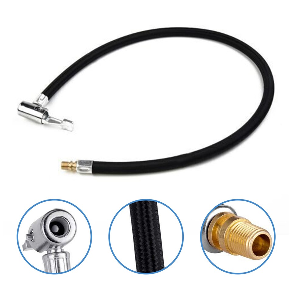 Car Air Inflator Pump Hose Nozzle Adapter Tire Chuck Valve Clip ...