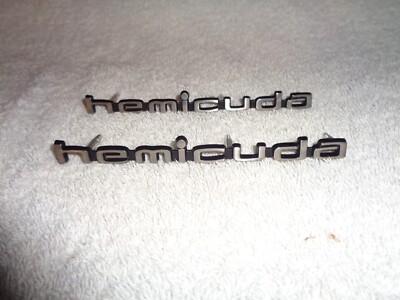 Mopar New Reproduction 1970-71 Plymouth Cuda Hemi Shaker Emblems | eBay