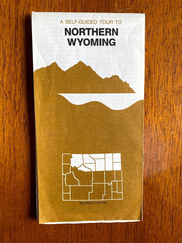 Self-Guided Tour to Northern Wyoming - map and brochure | eBay