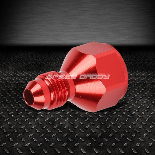 4AN AN4 FEMALE FLARE TO MALE 3AN AN3 RED ALUMINUM REDUCER HOSE FITTING ...