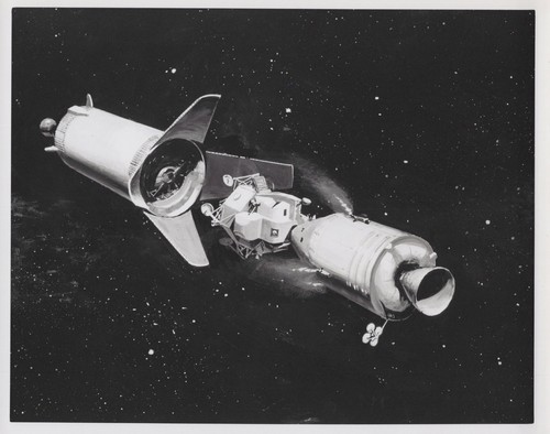 Apollo Concept Art | RARE NASA 1966 Moon Mission Spacecraft Original ...