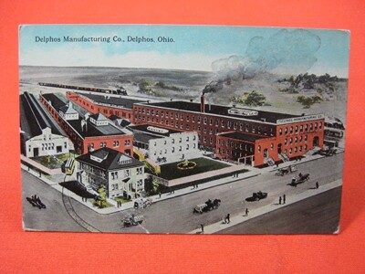 Delphos OH Manufacturing Postcard Oil Can Department Ohio | eBay