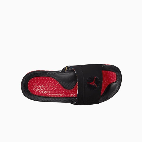Nike AIR Jordan Hydro VIII 8 Retro Slides Black-Red Men's Size 13 ...