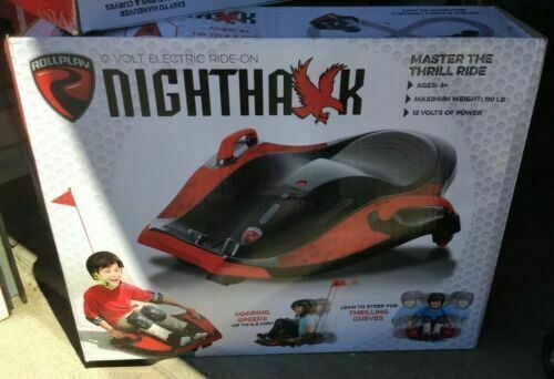 Rollplay Nighthawk Ride On Toy 12V Battery-Powered Up to 110 Llbs Kid's ...