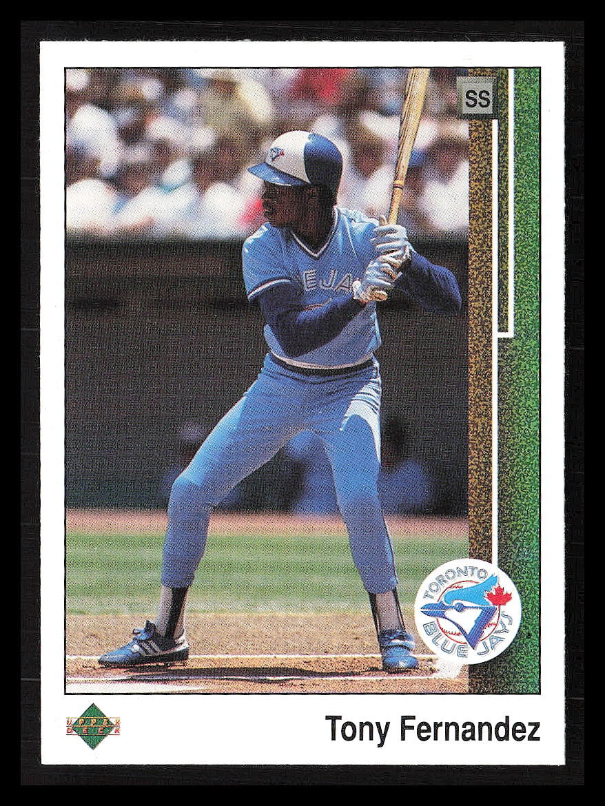 Tony Fernandez 1989 Upper Deck #139 Toronto Blue Jays | eBay