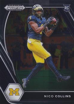 Nico Collins 2021 Prizm Draft Picks Football - #114 - Michigan ...