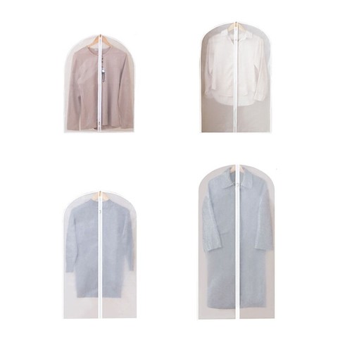 6 Pcs Full Translucent Clothes Cover Protector Dustproof Clothing | eBay