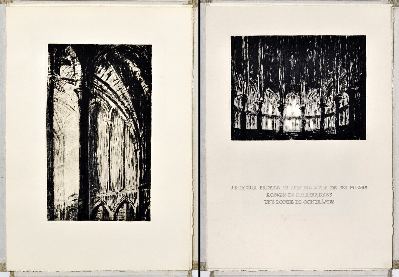 GARRET J. / BAN DE SAINT REMI / Diplôme gravure Beaux-Arts de REIMS ...