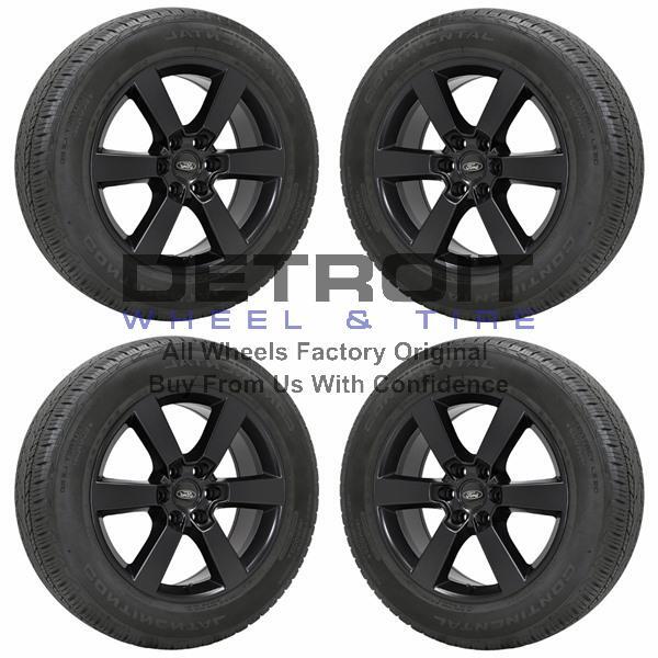 20" FORD F150 SATIN BLACK WHEELS RIMS & TIRES OEM 2007-2019 10005 | eBay