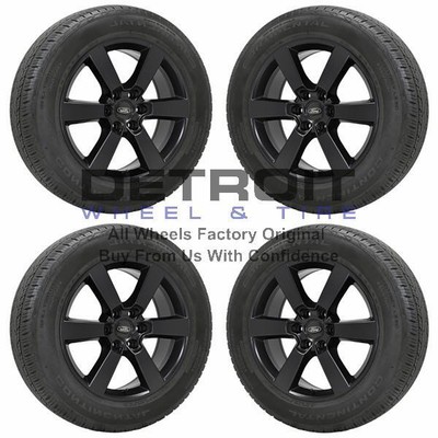 20" FORD F150 SATIN BLACK WHEELS RIMS & TIRES OEM 2007-2019 10005 | eBay
