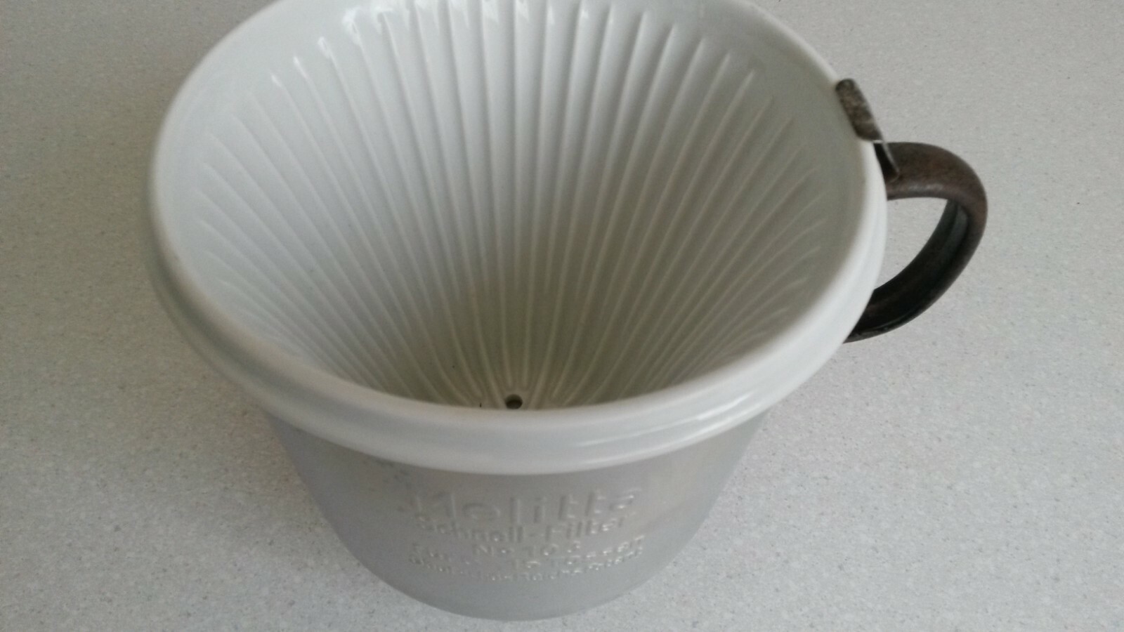 Melitta Schnell-Filter Nr. 103 für 6-15 Tassen, Deutsches Reichs Patent ...