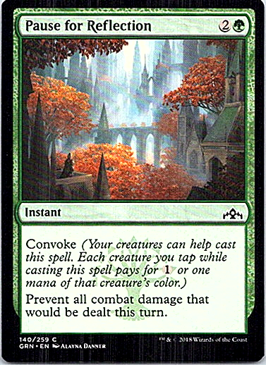 Pause For Reflection Magic The Gathering Guilds Of Ravnica Light Play ...