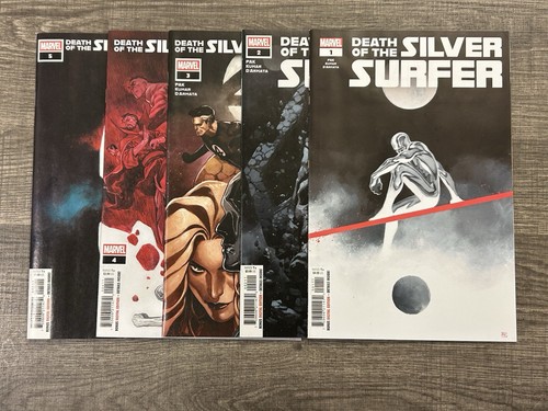 Death of the Silver Surfer #1 - 5 COMPLETE SET (Marvel Comics 2025 ...