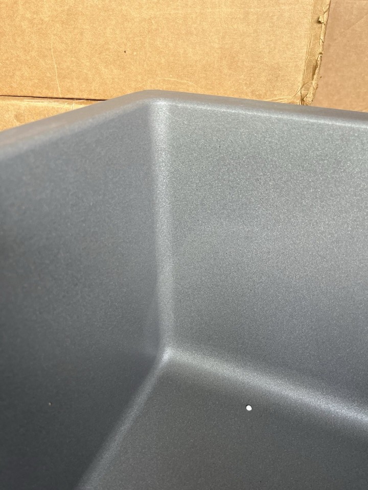 BLANCO ‎441770 Silgranit Diamond Single Bowl Undrmnt Sink Met Gray *SEE ...