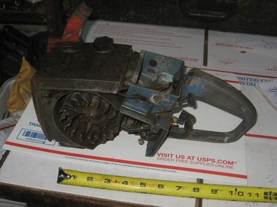 EARLY BLUE HOMELITE CHAINSAW MODEL EZ | eBay
