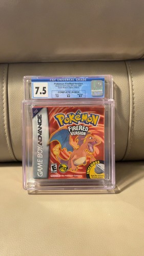 GBA Player’s Choice Pokémon Fire Red Version 2004 CIB 7.5 CGC | eBay