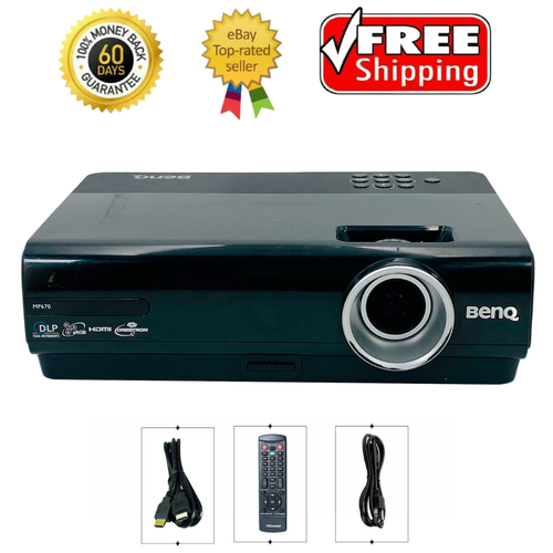 BenQ MP670 DLP Projector 3200 ANSI Home Theater PC 3D Ready HDMI 1080p ...