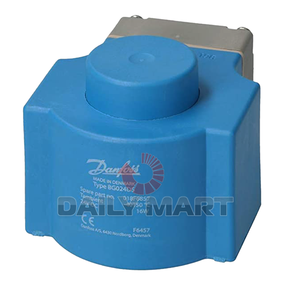 New In Box DANFOSS 018F6857 BG024DS Solenoid Coil Valve DC24V 16W F6457 ...