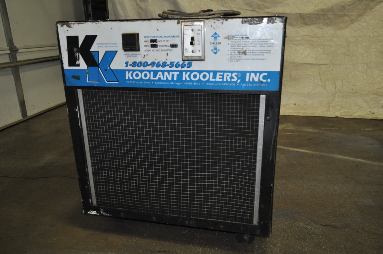 DIMPLEX THERMAL SOLUTIONS KOOLANT KOOLERS CHILLER 460 V | eBay