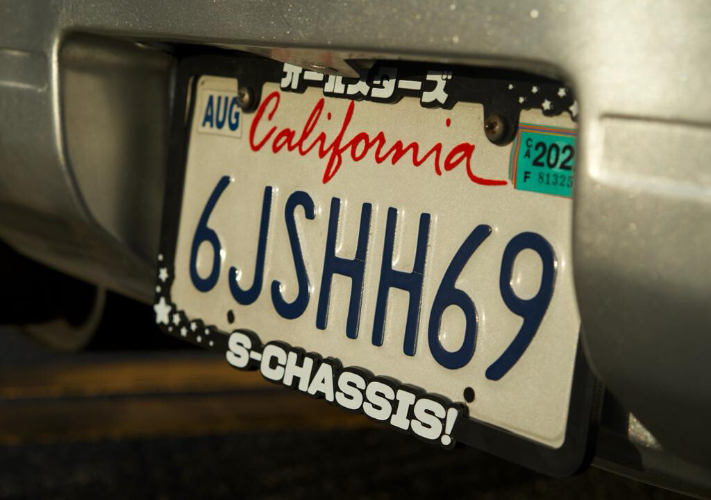S-Chassis License Plate Frame JDM Drift kawaii Stars Japan S13 S14 S15 ...