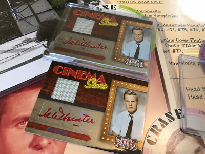 Tab Hunter auto /100 2009 Donruss AMERICANA Cinema Stars Autograph Worn ...