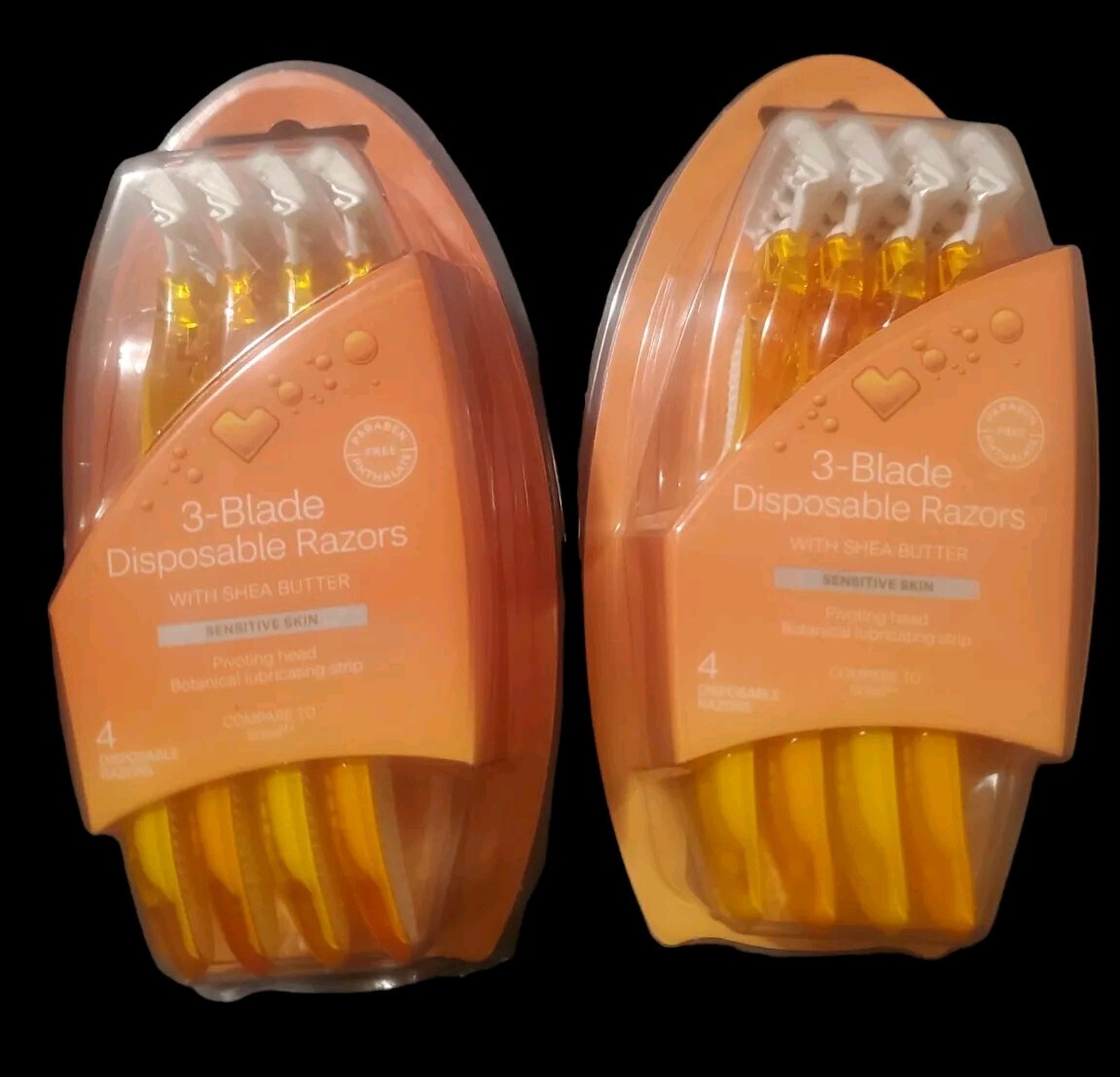 Lot of 2 Razors CVS Beauty 3 Blade Womens disposable 4CT Sensitive Skin ...