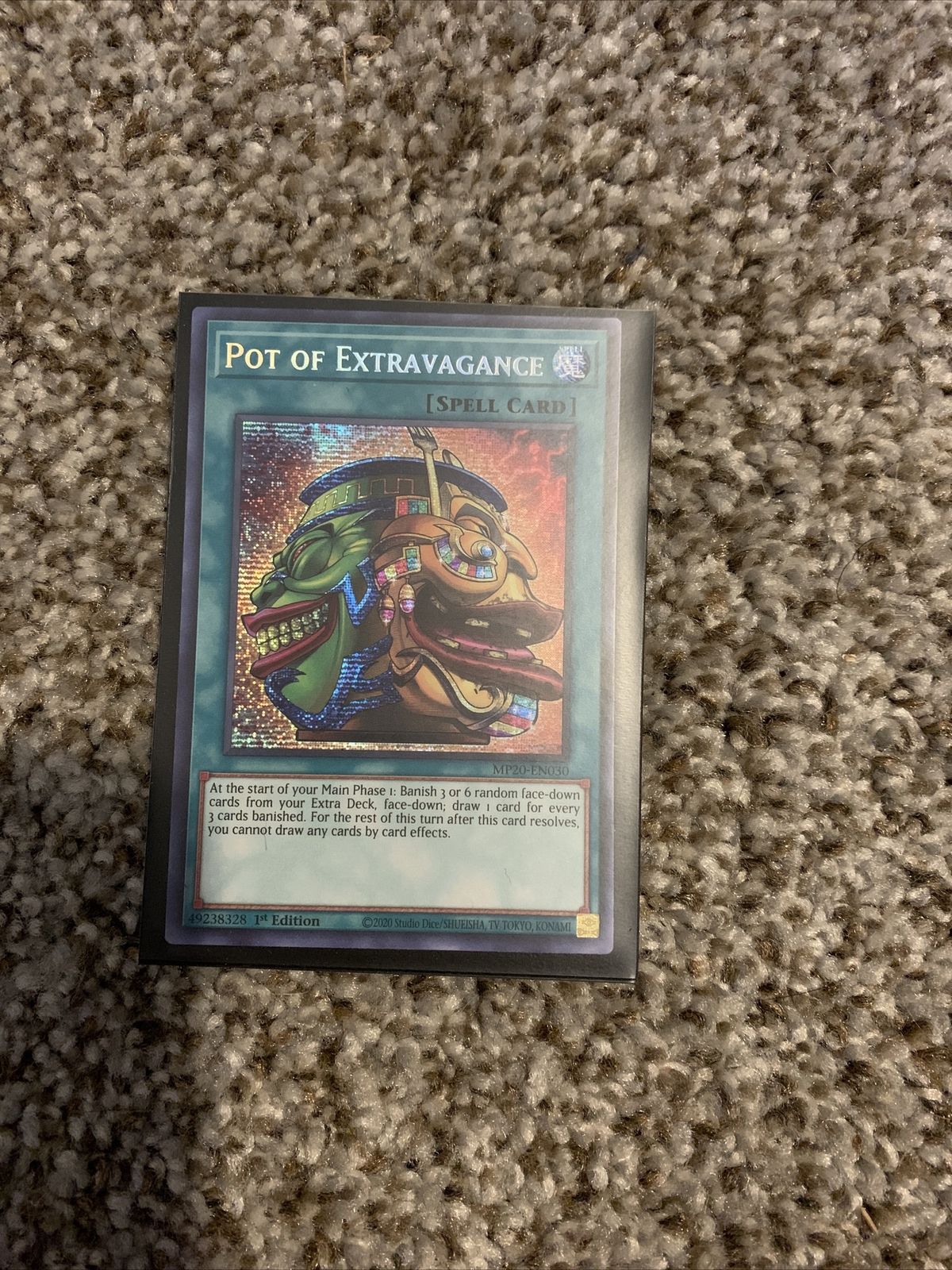 Yu-Gi-Oh! TCG Pot of Extravagance 2020 Tin of Lost Memories MP20-EN030 ...