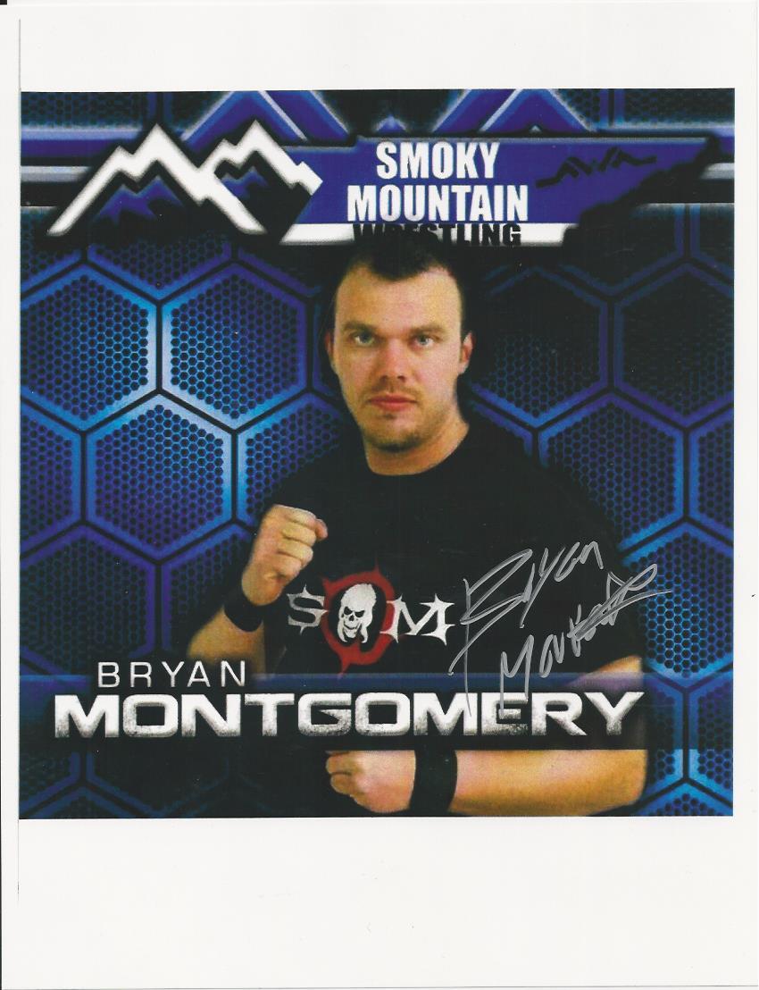 Bryan Montgomery - Smoky Mountain Wrestling signed photo | eBay