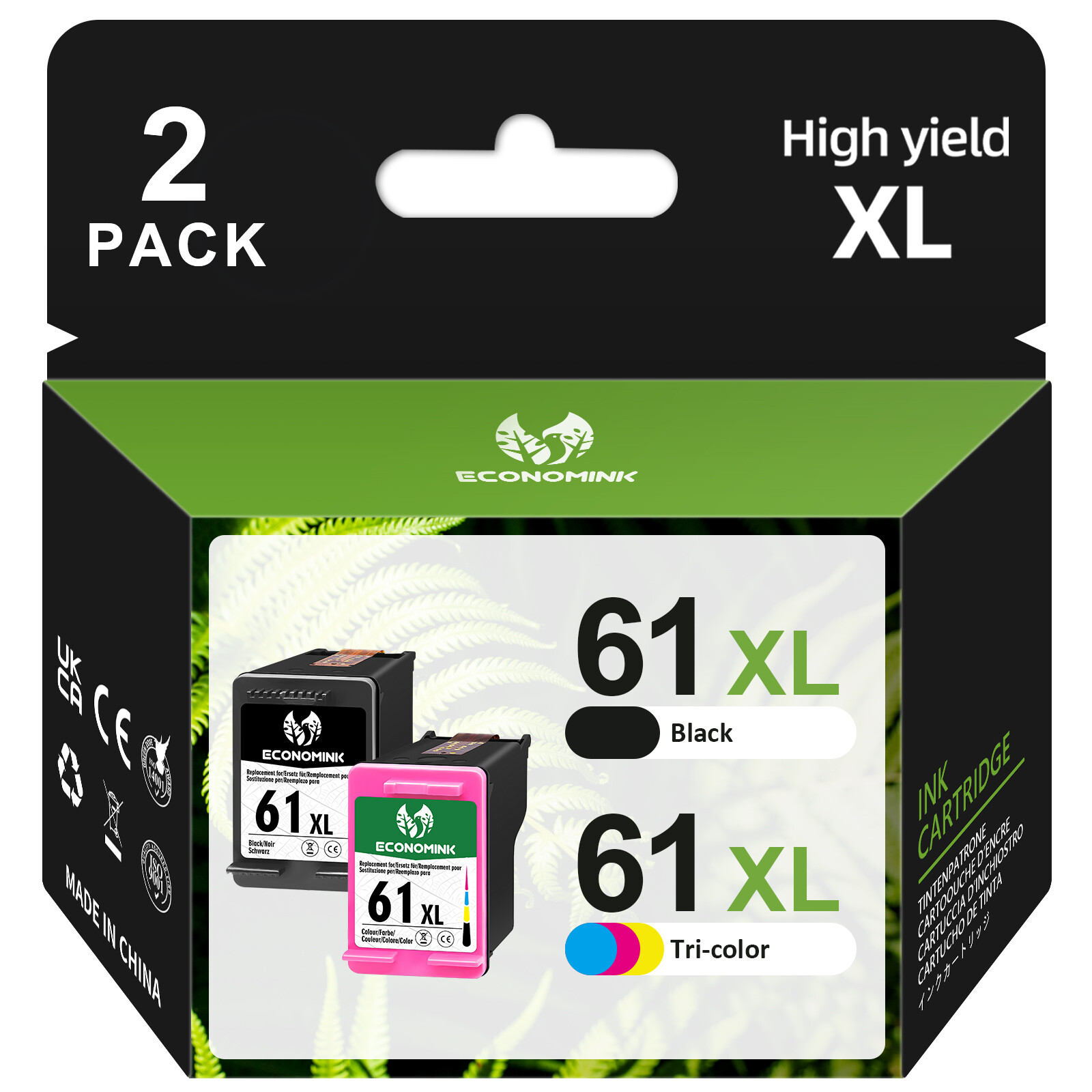61XL 61 Ink Cartridge replacement for HP OfficeJet 4630 4632 4635 8040 ...
