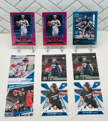 2020-21 Panini Chronicles Basketball Rookie Lot (12) COLE ANTHONY Pink ...