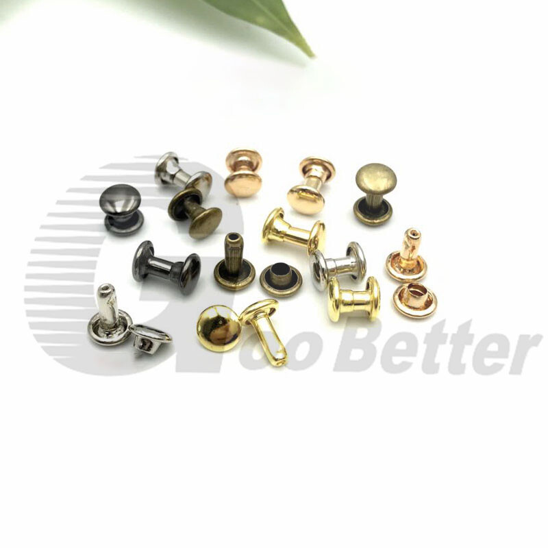 Double Cap Rivets Stud Rapid Rivets Leather Craft Repair 5mm 8mm 9mm ...