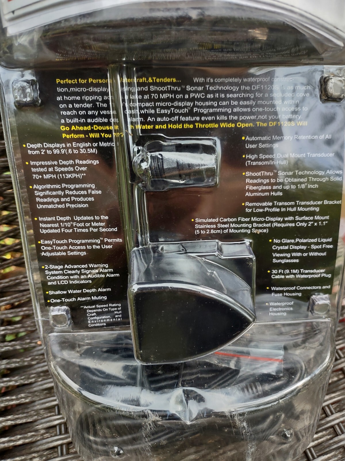 HawkEye D11S Micro-Display Digital Depth Sounder (Norcross Safety ...