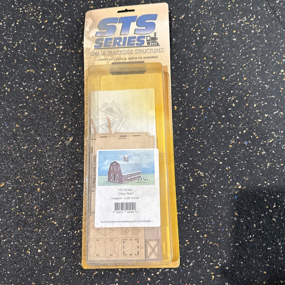 Northeastern Scale Models Dairy Barn HO Scale Laser Cut Building Kit | eBay