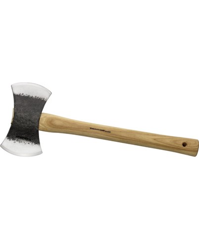 Condor Double Bit Michigan Axe Hickory Handle w/ Leather Sheath 61404 ...
