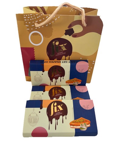 100% ORIGINAL FIX DUBAI CHOCOLATE BAR Viral Pistachio Knafeh, 200 g | eBay