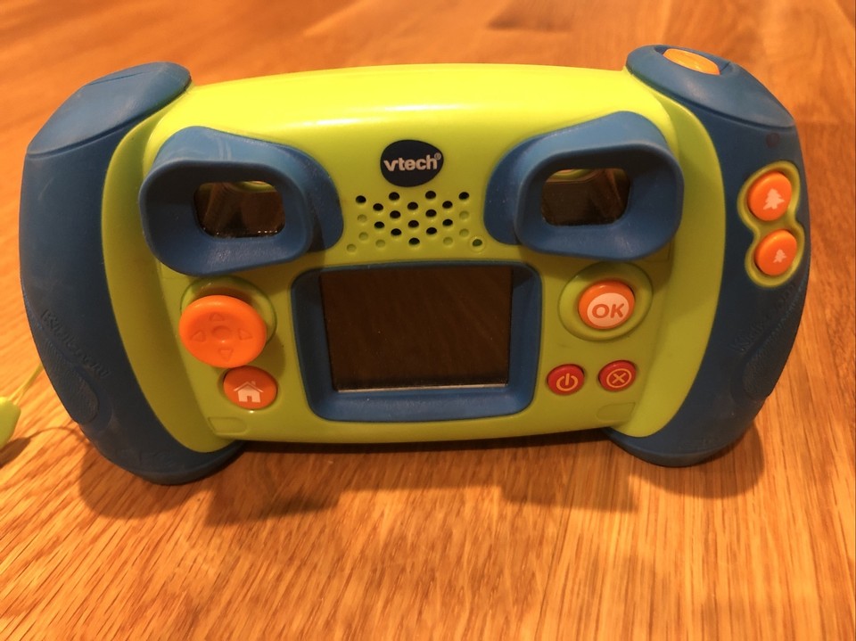 VTech Kidizoom Camera Connect Blue/Green 1.3 Mega Pixels,4x Digital ...