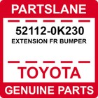 52112-0K230 Toyota OEM Genuine EXTENSION FR BUMPER | eBay