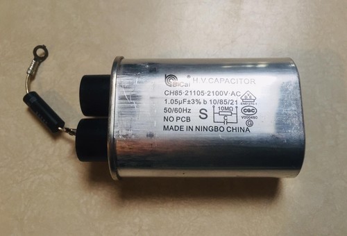 Microwave Oven HV Capacitor & Diode, BiCai CH85-21105 2100VAC 1.05uF | eBay