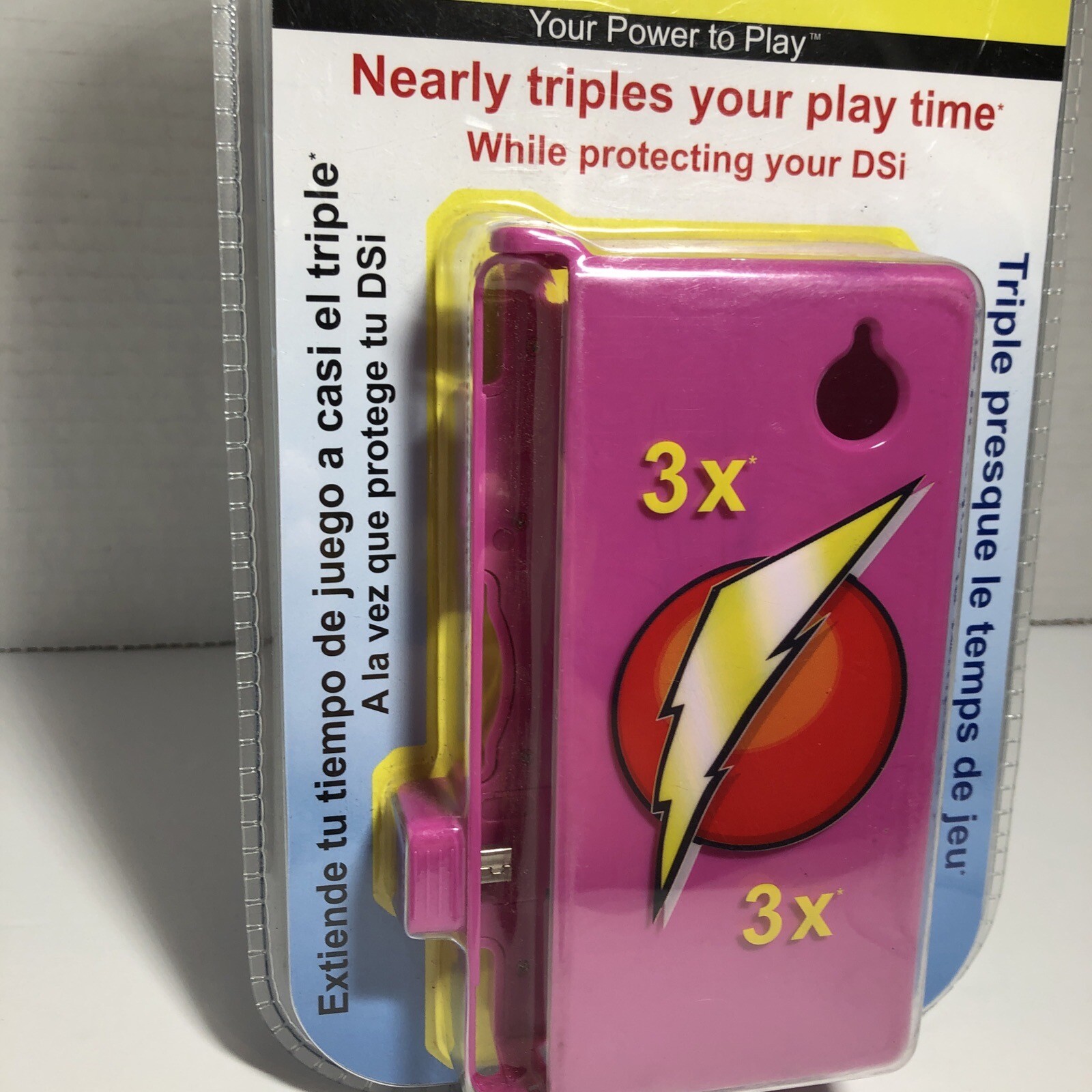 Pink Tekcase Nintendo DSi 3X More Play Charging Case Teknocreations New ...