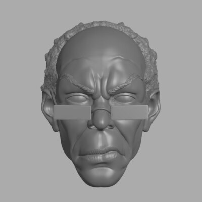 Boondocks Grandad Robert Freeman custom head for 6" 7" 12" action ...