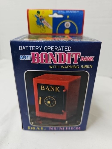 Vintage 1960s Battery Operated Anti Bandit Bank | eBay