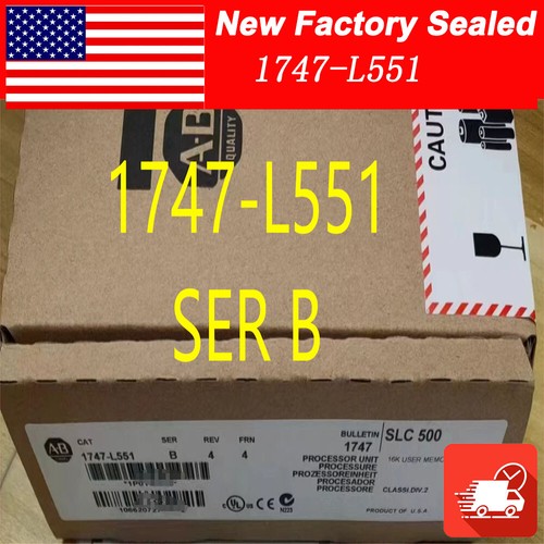 NEW Allen-Bradley 1747-L551 SER B SLC500 PLC CPU Processor Unit Module ...