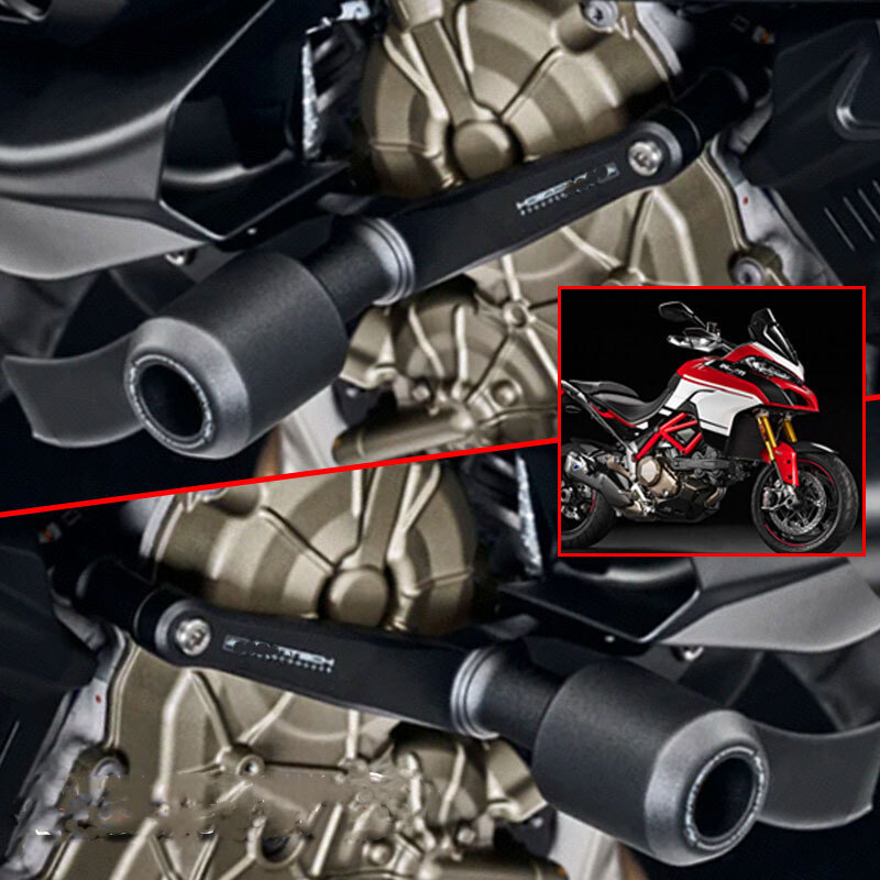 No-cut Frame Sliders V2 Ducati Multistrada V2 S Frame Sliders - No Cut ...