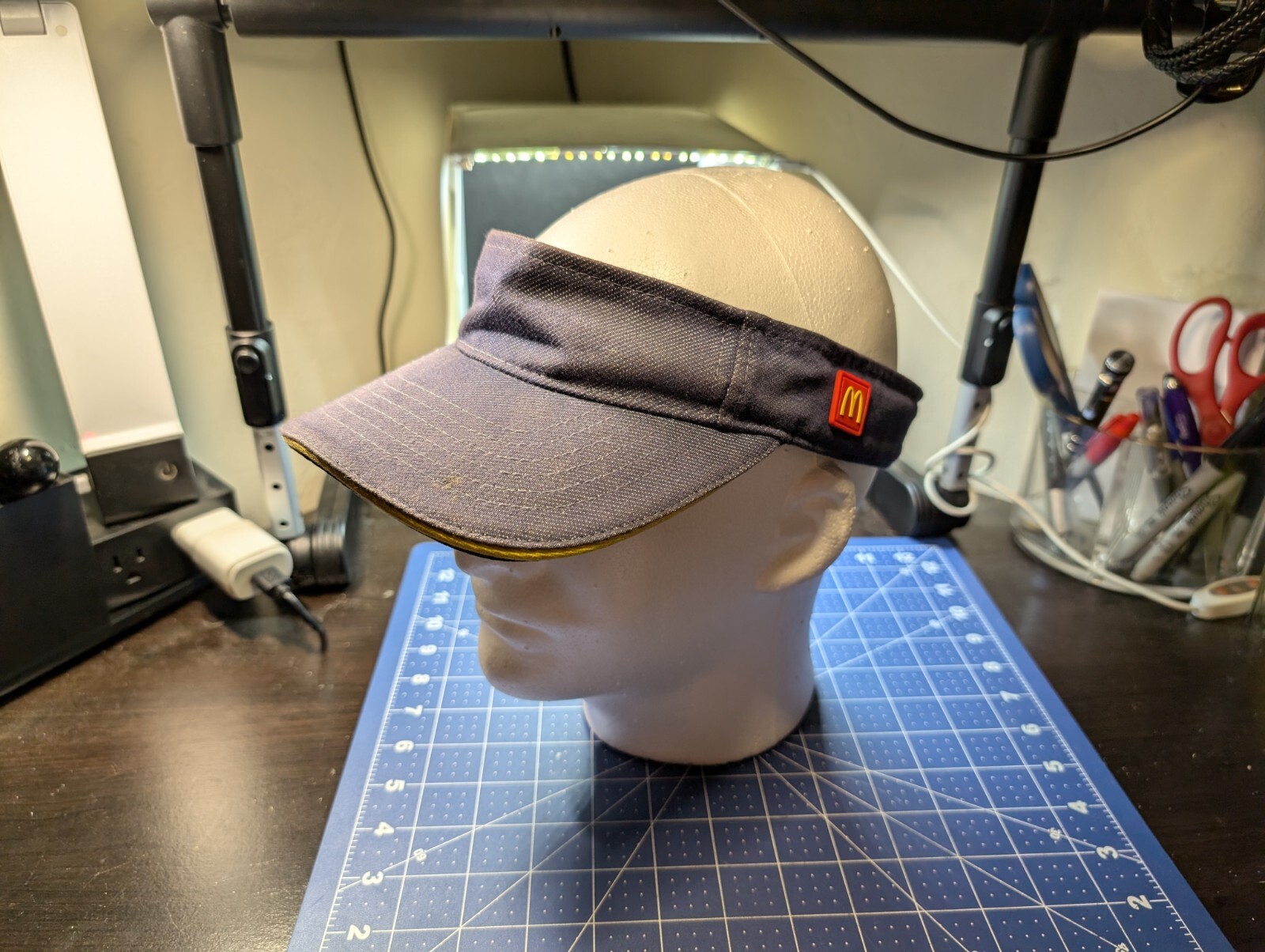 McDonalds Visor Crew Fast Food Patch Logo Apparel Sna… - Gem