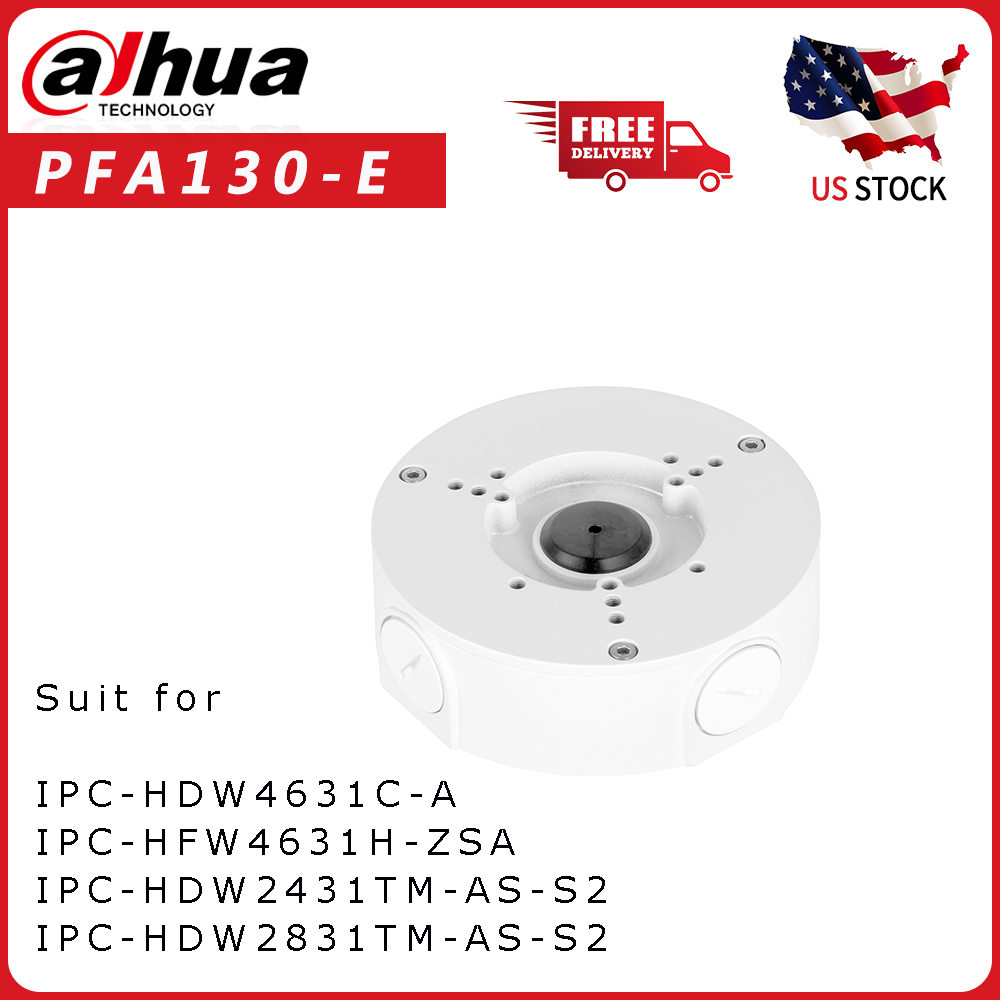 Dahua IPC-HDW4631C-A Wall Mount Bracket PFA130-E Waterproof For Dome IP Camera | eBay