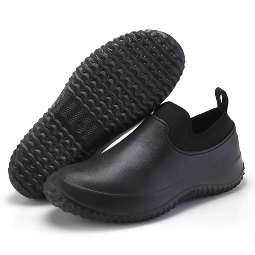 Non-slip Work Chef Shoes Casual Loafers Waterproof Oil-proof Kitchen ...