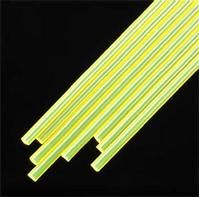 Plastruct 3/32 Yellow Fluorescent Acrylic Rods (8) 90282 x | eBay